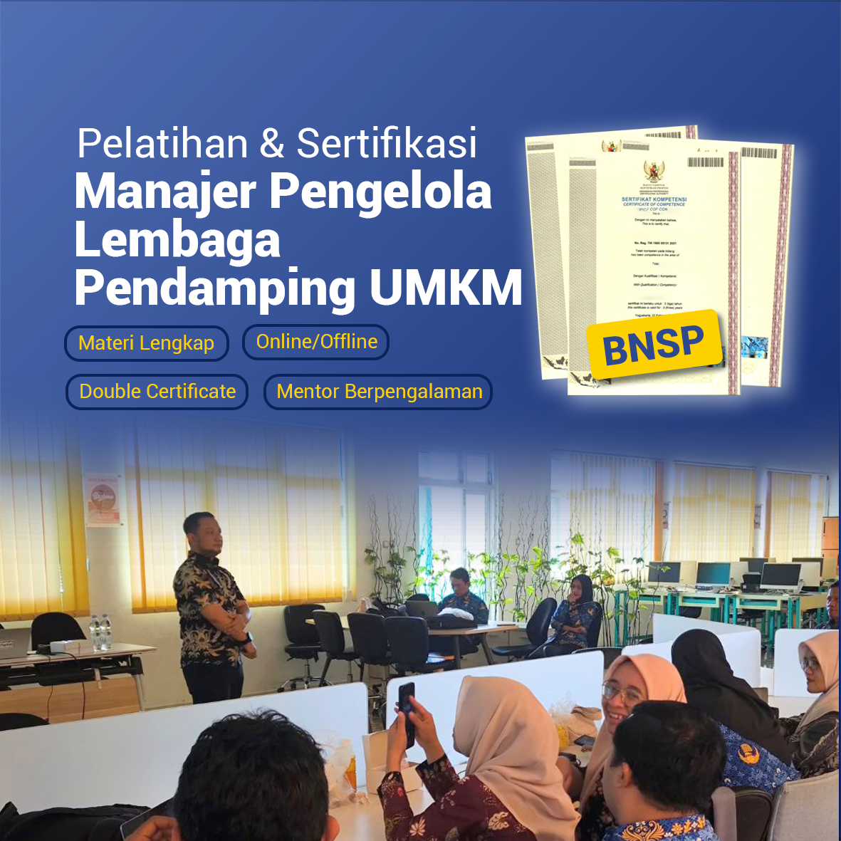 Manajer Pengelola Lembaga Pendamping UMKM - Bisa Indonesia